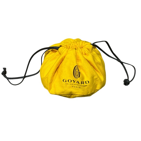 Goyard | Bags | Goyard Mini Yellow Drawstring Dust Bag | Poshmark